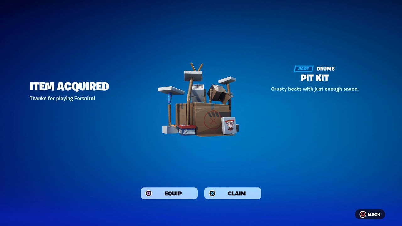 How To Get Pit Kit Drums NOW FREE In Fortnite (Unlocked Pit Kit Drums ...
