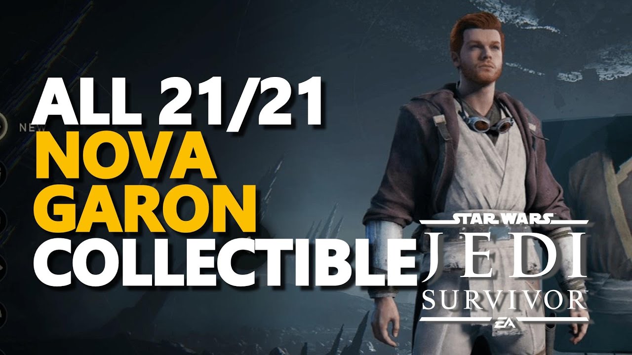 All Nova Garon Collectibles Star Wars Jedi Survivor 100% - YouTube