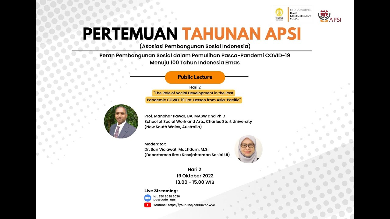 Pertemuan Tahunan Asosiasi Pembangunan Sosial Indonesia 2022 - Hari 2 ...