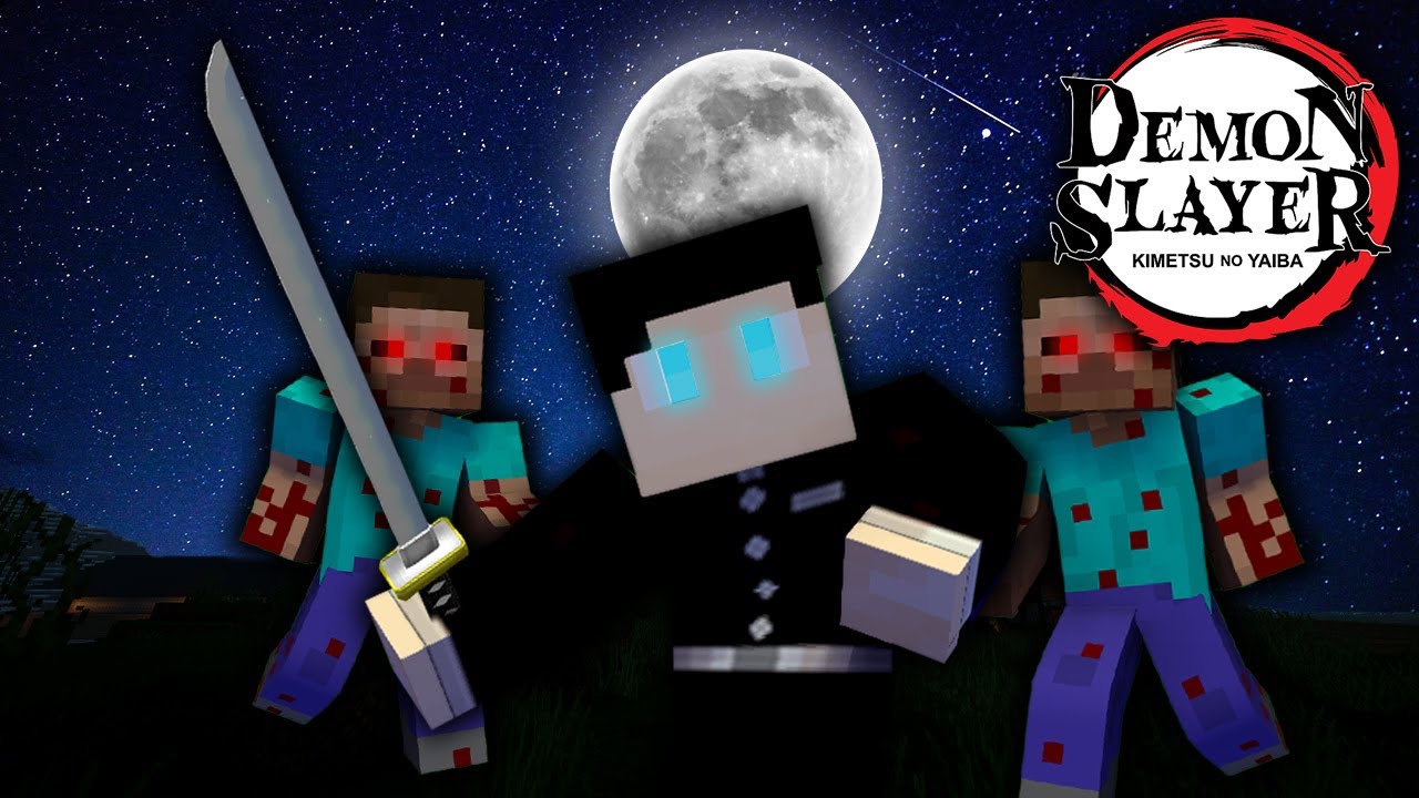 BECOMING A DEMON SLAYER IN MINECRAFT - Minecraft Demon Slayer Mod 1 ...