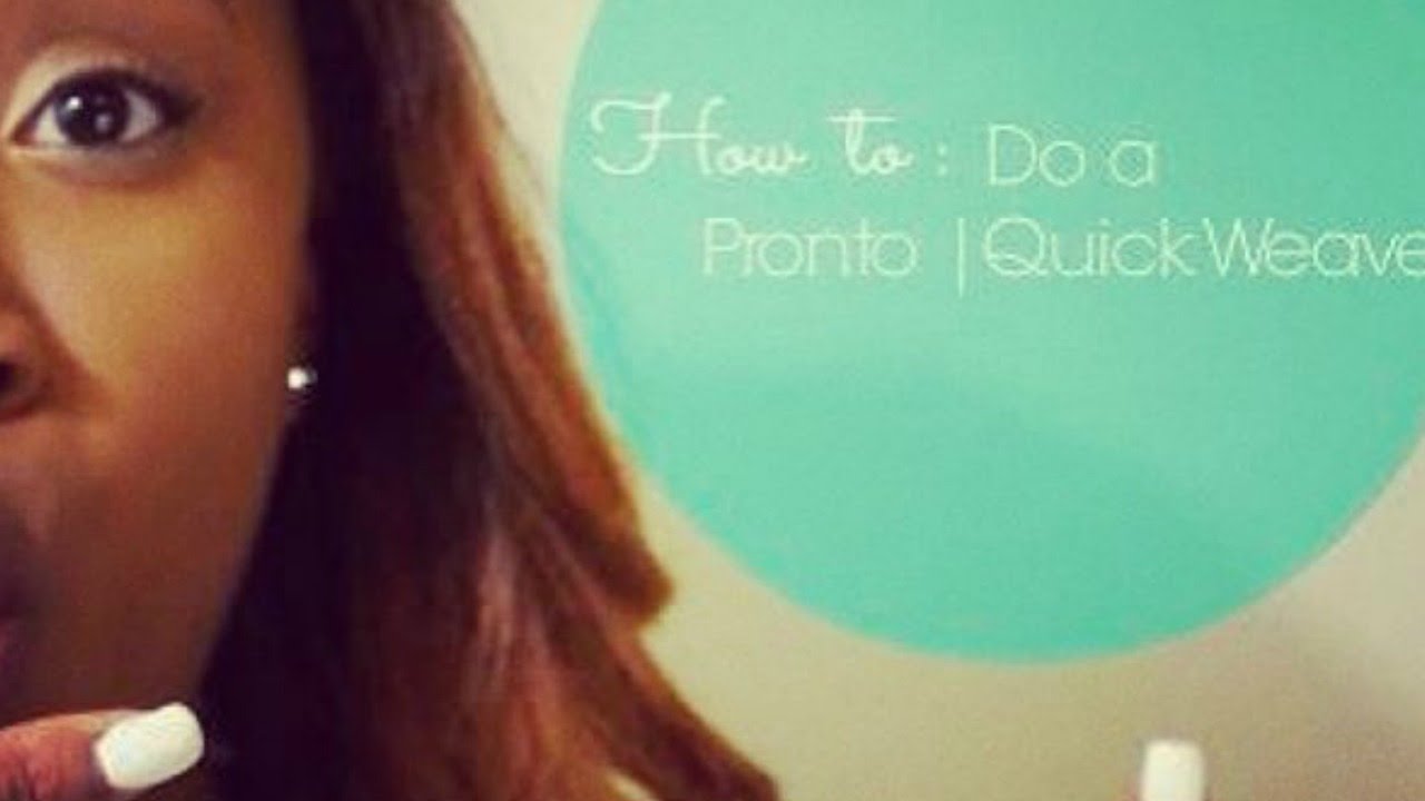 How to do a Pronto weave - YouTube
