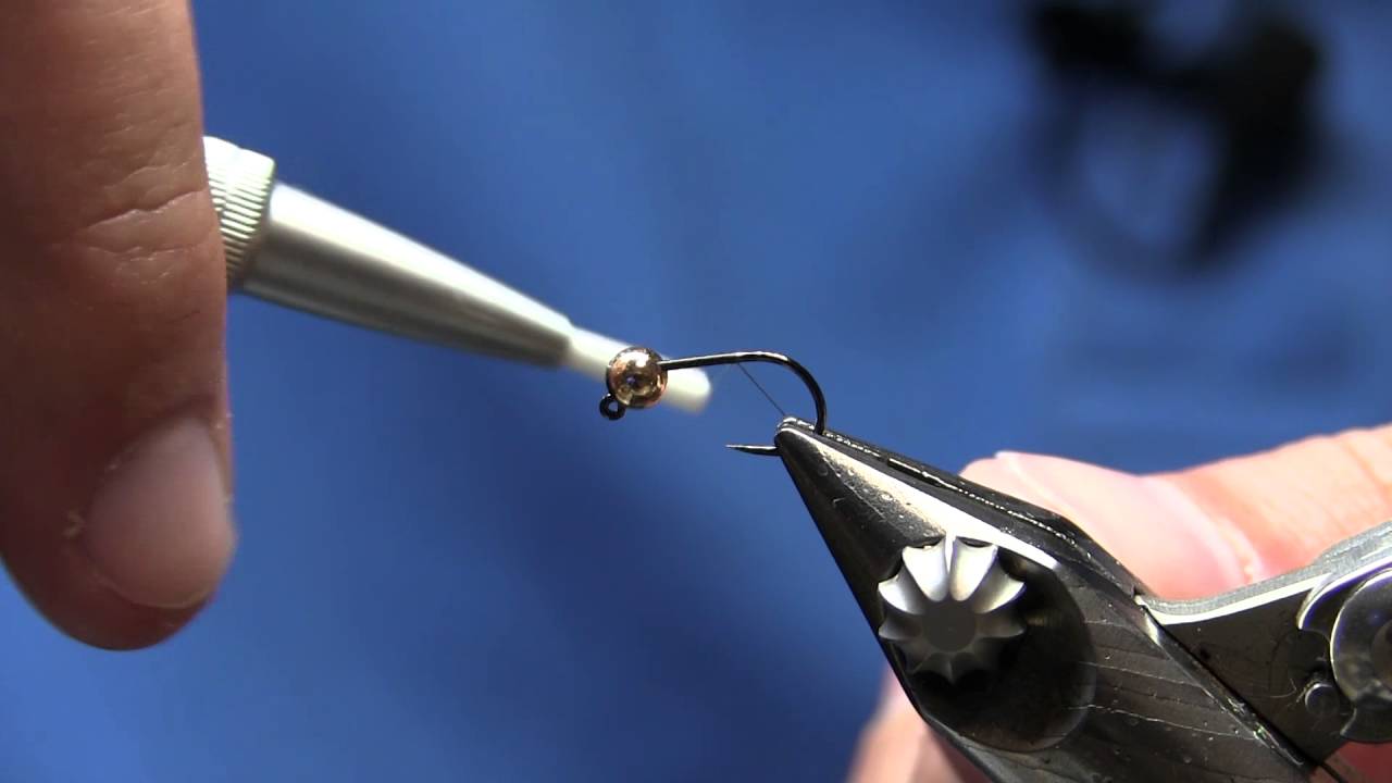 Red Tag Jig Nymph 14# - YouTube