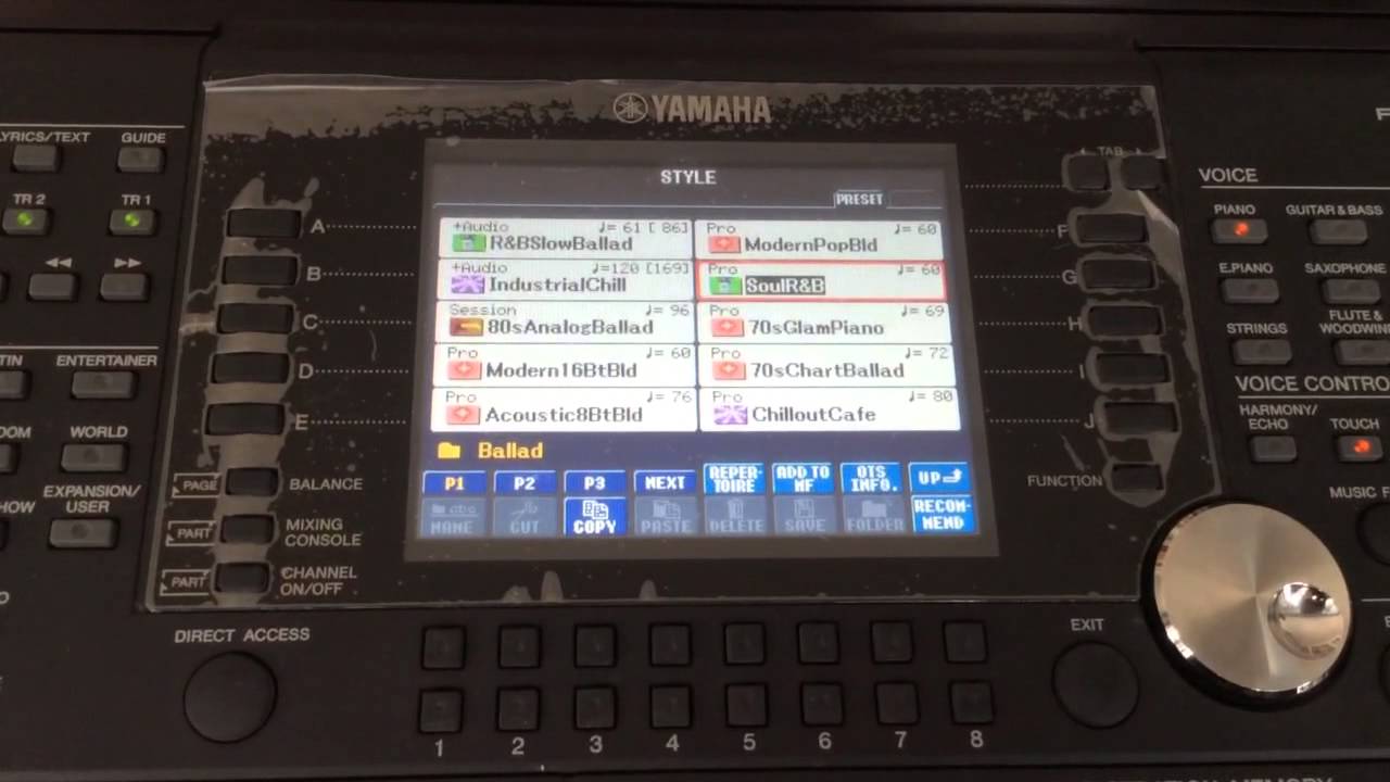 Yamaha PRS 950 Style Soul RNB - YouTube