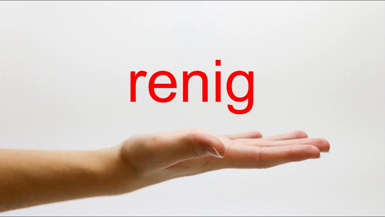 How to Pronounce renig - American English - YouTube