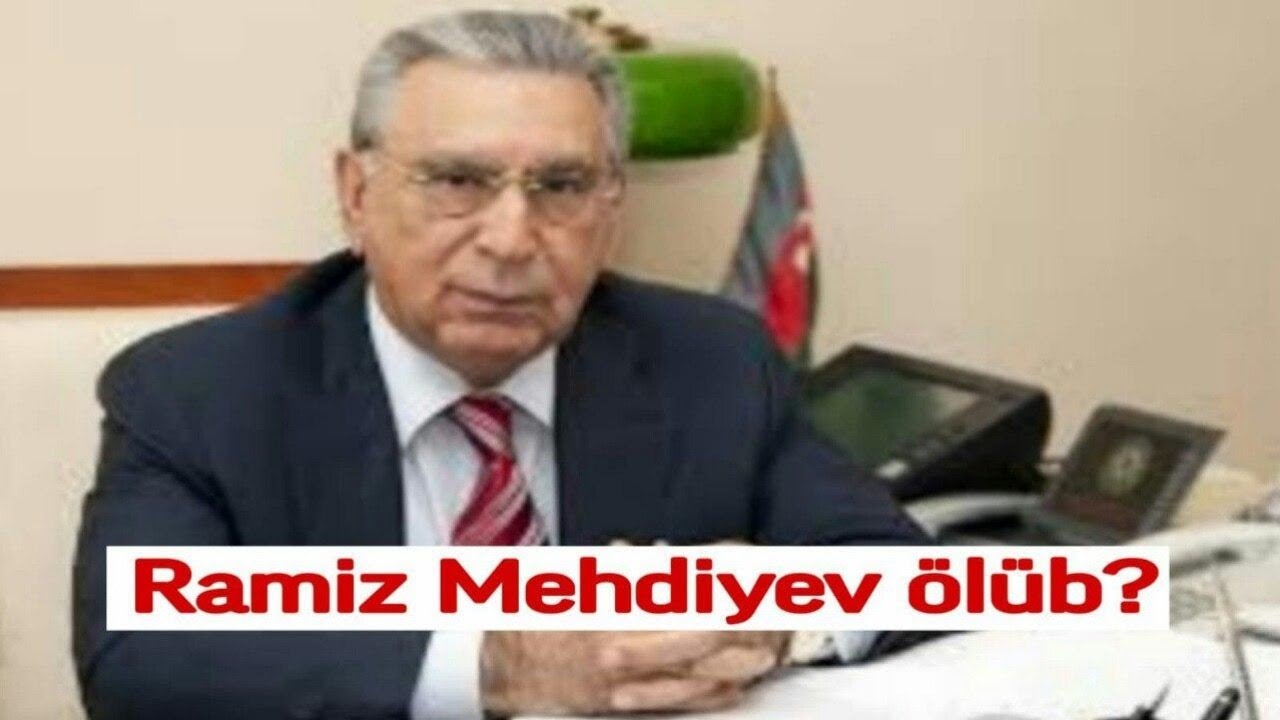 Ramiz Mehdiyev ölüb? - YouTube