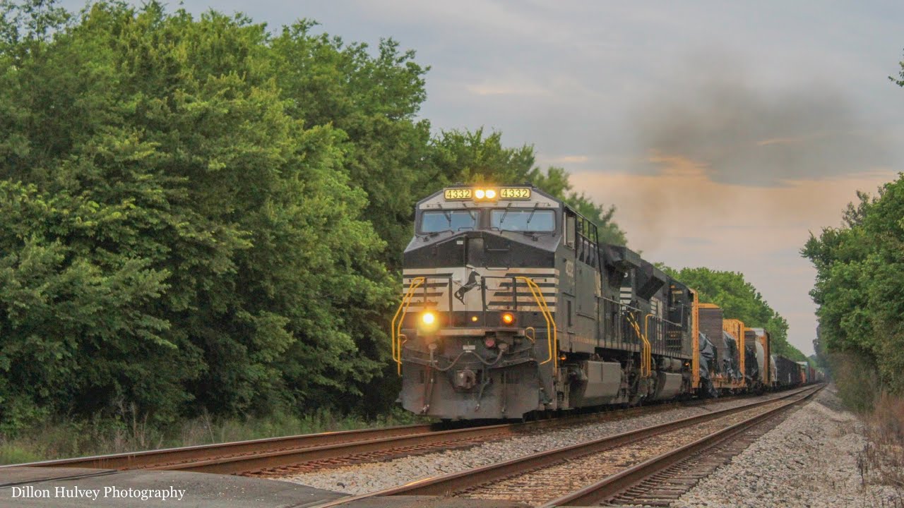 NS 4332 and NS 1056 lead 362-06 past Long Island, AL - YouTube