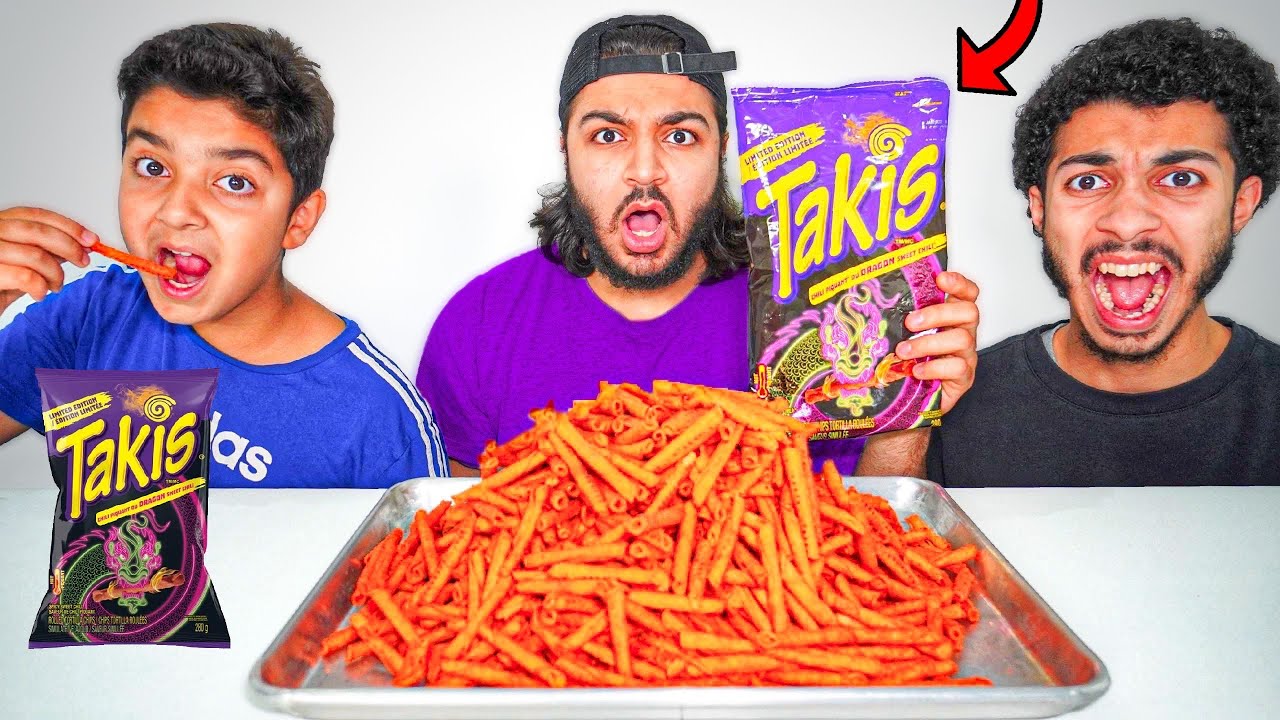 10,000 Calorie TAKIS DRAGON SWEET CHILI Challenge (LIMITED EDITION ...