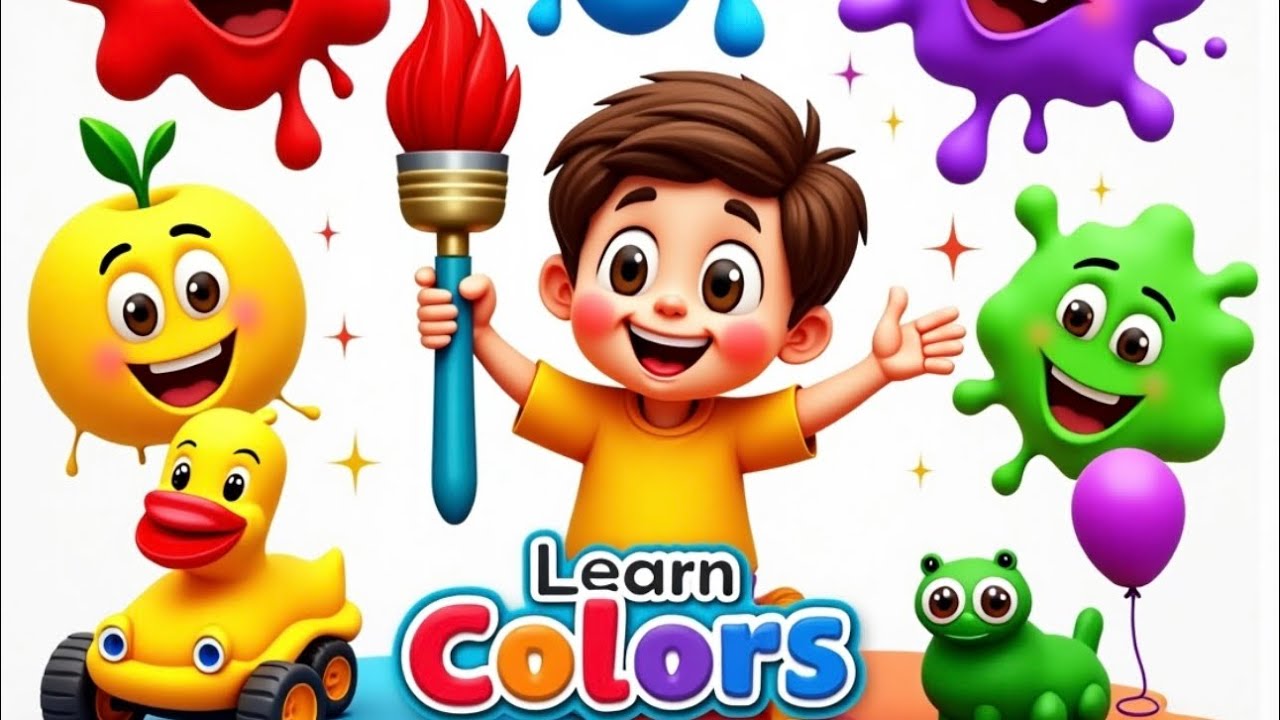 Color Learning for Kids - Fun & Educational Color Learning Videos - YouTube