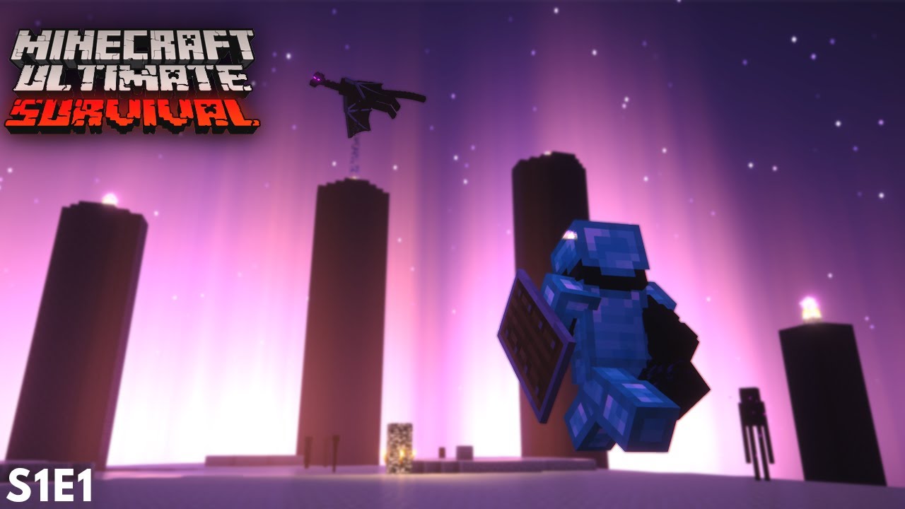 Minecraft: Ultimate Survival - SMOK KRESU I ELYTRA | S1E1 - YouTube