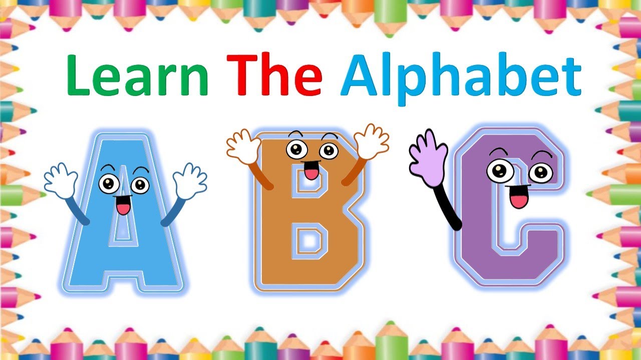 Learn The Alphabet | Learning ABC Letters and Basic English Vocabulary ...