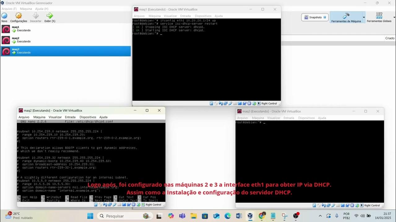 Configurando um servidor DHCP - INF017 - Redes II - YouTube