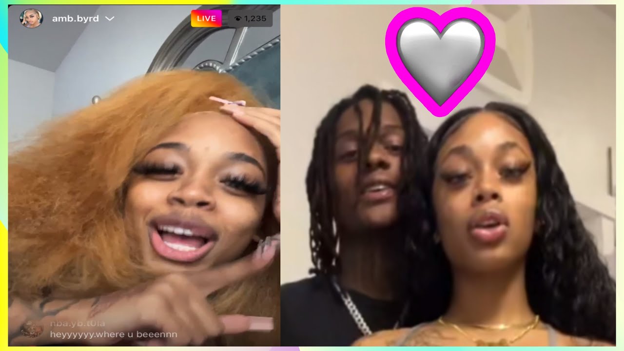 Famous Nunu & Gf Angel Matching HAIR 🥰+ Angel (Amb. Byrd) EXPLAINS WHY ...