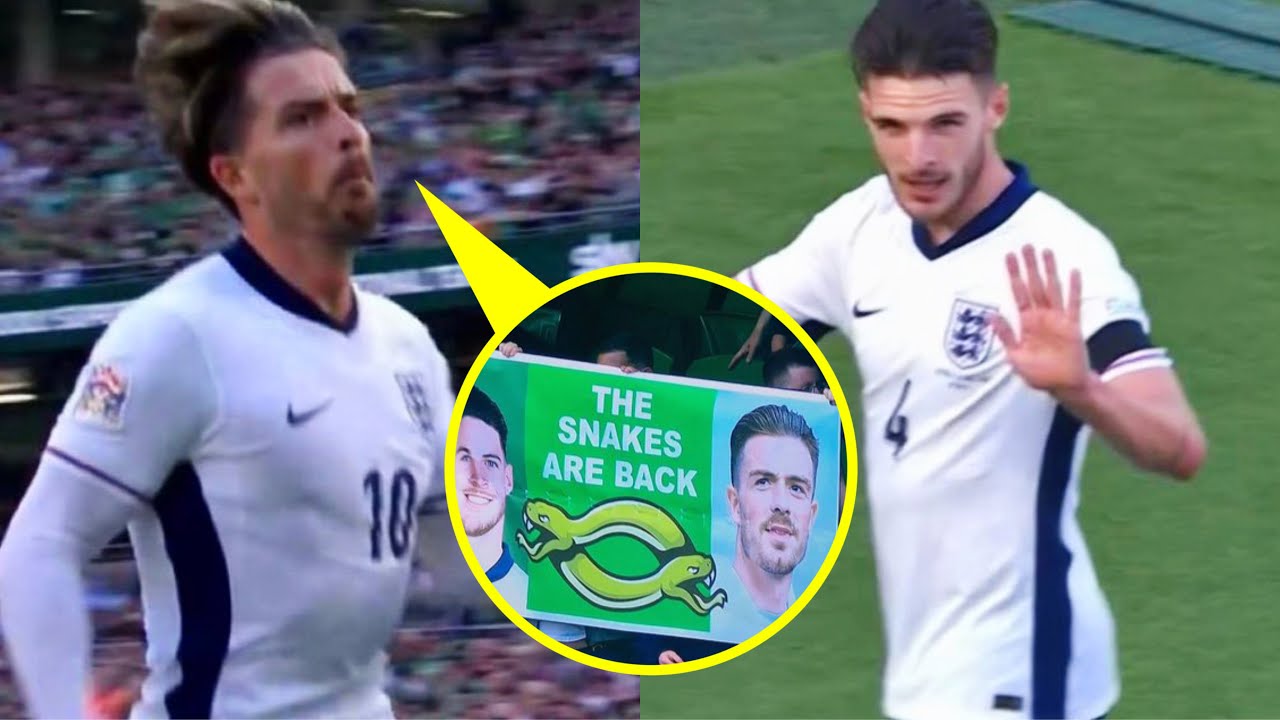 Declan Rice and Jack Grealish RESPONSE to Irish fans 😬 - YouTube