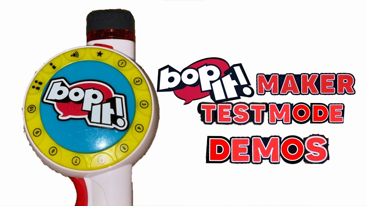 Bop It Maker Test Mode Demonstrations - YouTube