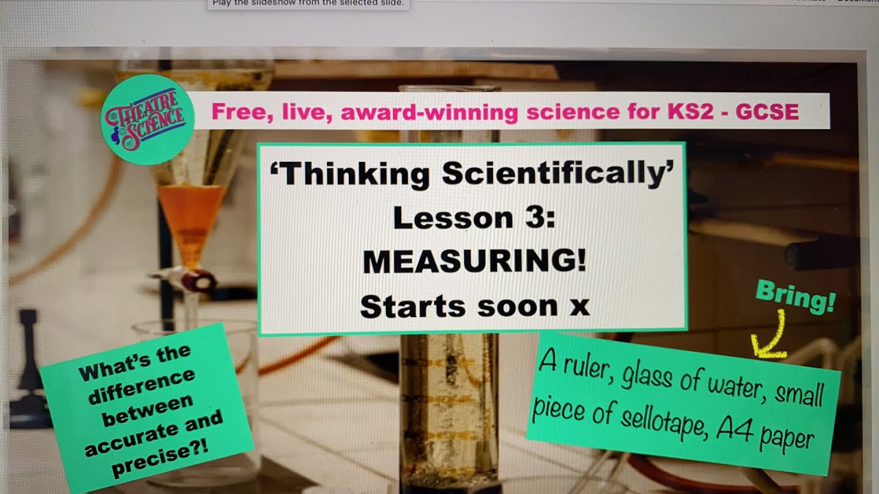 Home-Ed Thinking Scientifically 3: Measuring - YouTube