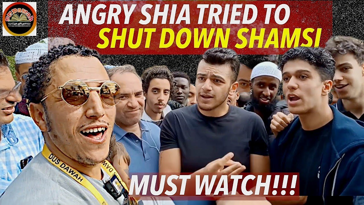 GROUP OF ANGRY SHIA TRIED TO SHUT DOWN SHAMSI, THEN THIS HAPPEN SPEAKER ...
