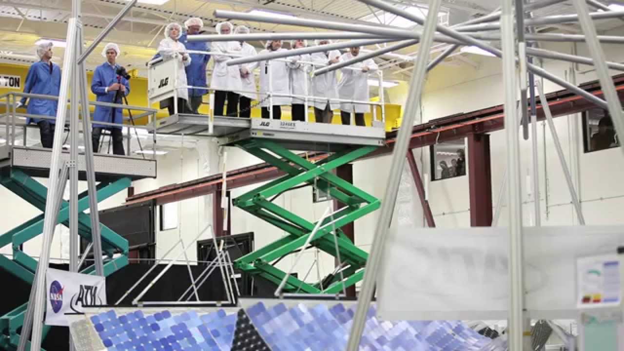 ATK's Largest Solar Array Technology - MegaFlex™ - YouTube