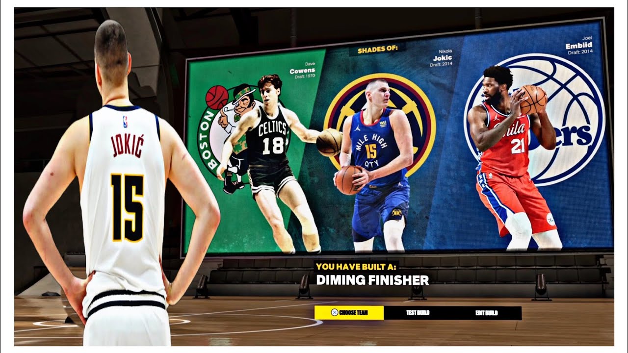 ELITE PASSING NIKOLA JOKIC BUILD NBA 2K23 NEXT GEN (REAL LIFE BUILD ...