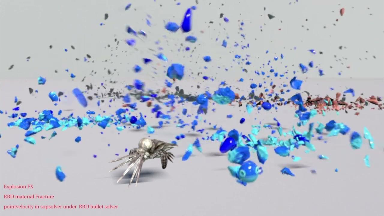 explode fx houdini rbd material fracture sopsolver #houdini #houdinifx #VFX - YouTube