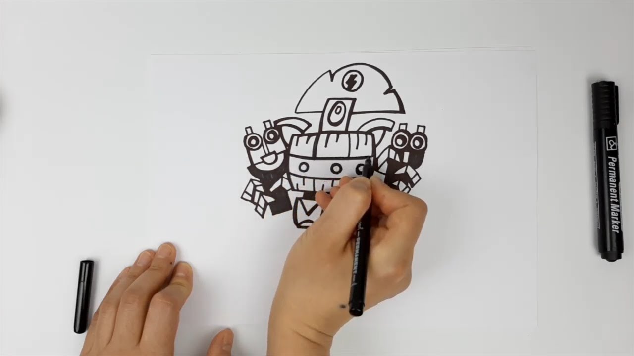 How to Draw Darryl from Brawl Stars / Easy Brawler drawings / How to ...