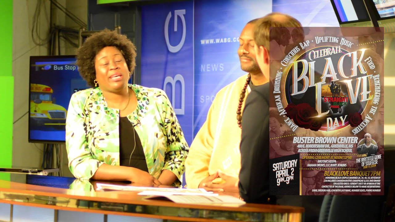 Irritated Genie on WABG Channel 6 News in Mississippi: Black Love Day ...