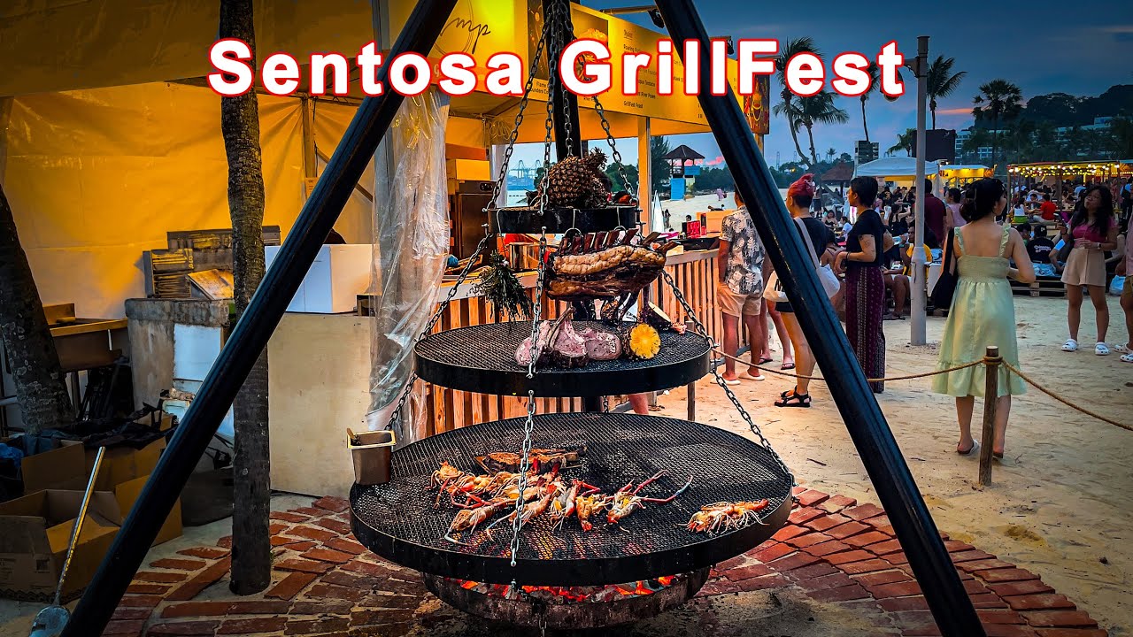 Sentosa Island's Hottest Food Festival | GrillFest 2023 - YouTube
