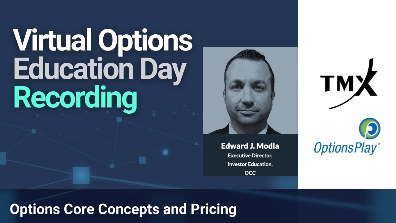 Options Core Concepts and Pricing by Edward J. Modla - YouTube