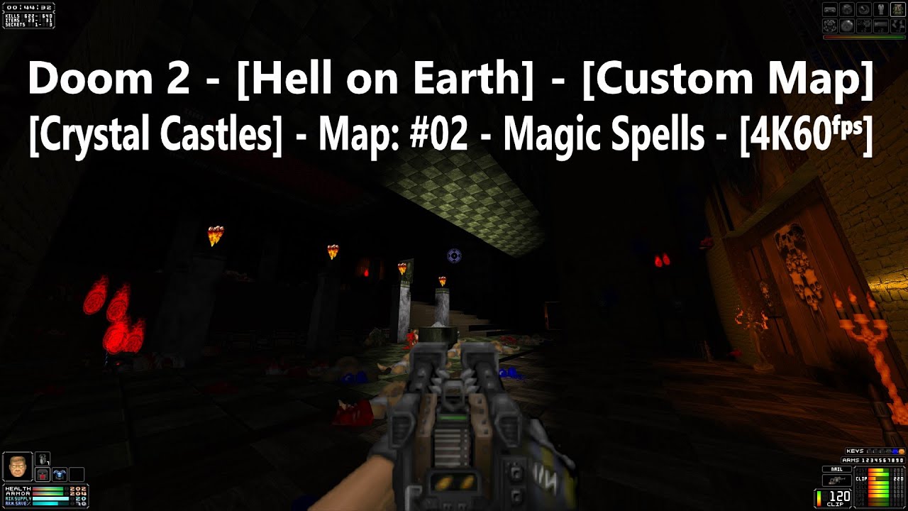 Project Brutality 3.0 - Doom 2 - [Crystal Castles] - Map: #02 - Magic ...