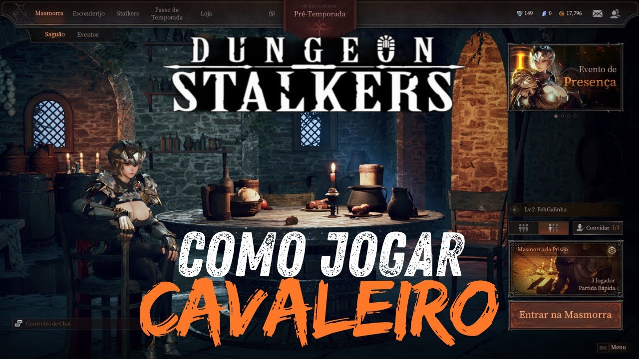 Como Jogar De CAVALEIRO | DUNGEON STALKERS - YouTube
