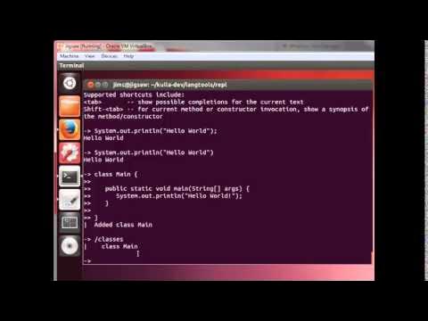 jshell JDK 9 quick peek - YouTube