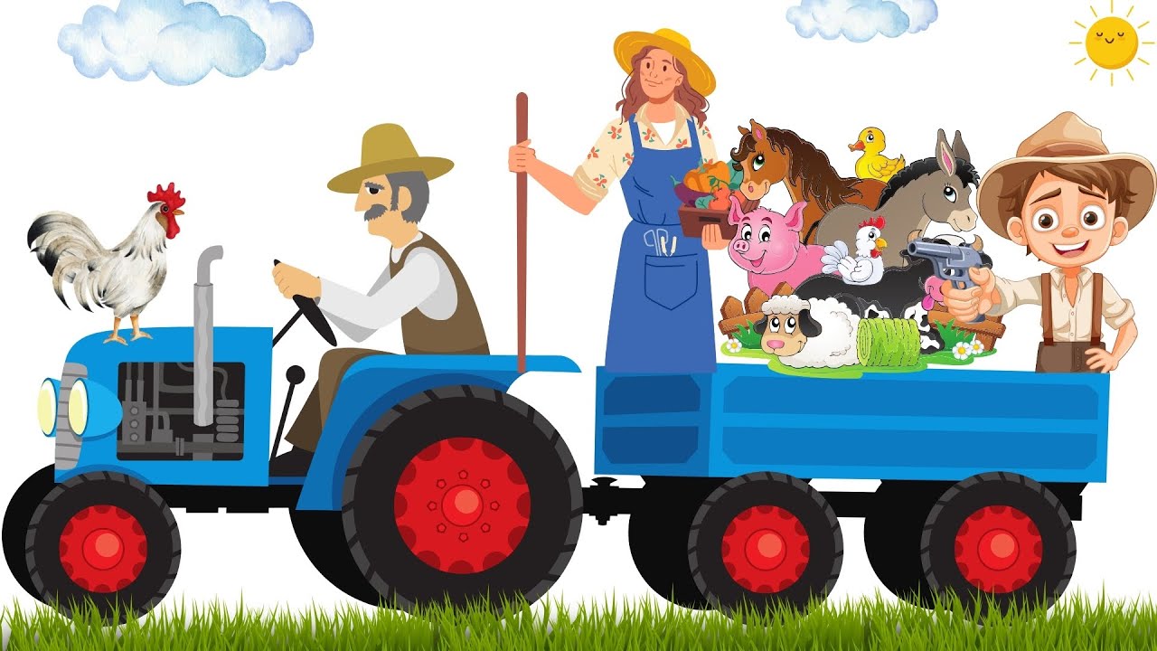 The Farmer In The Dell | Kids Songs | Nursery Rhyme for Kids | Animated ...