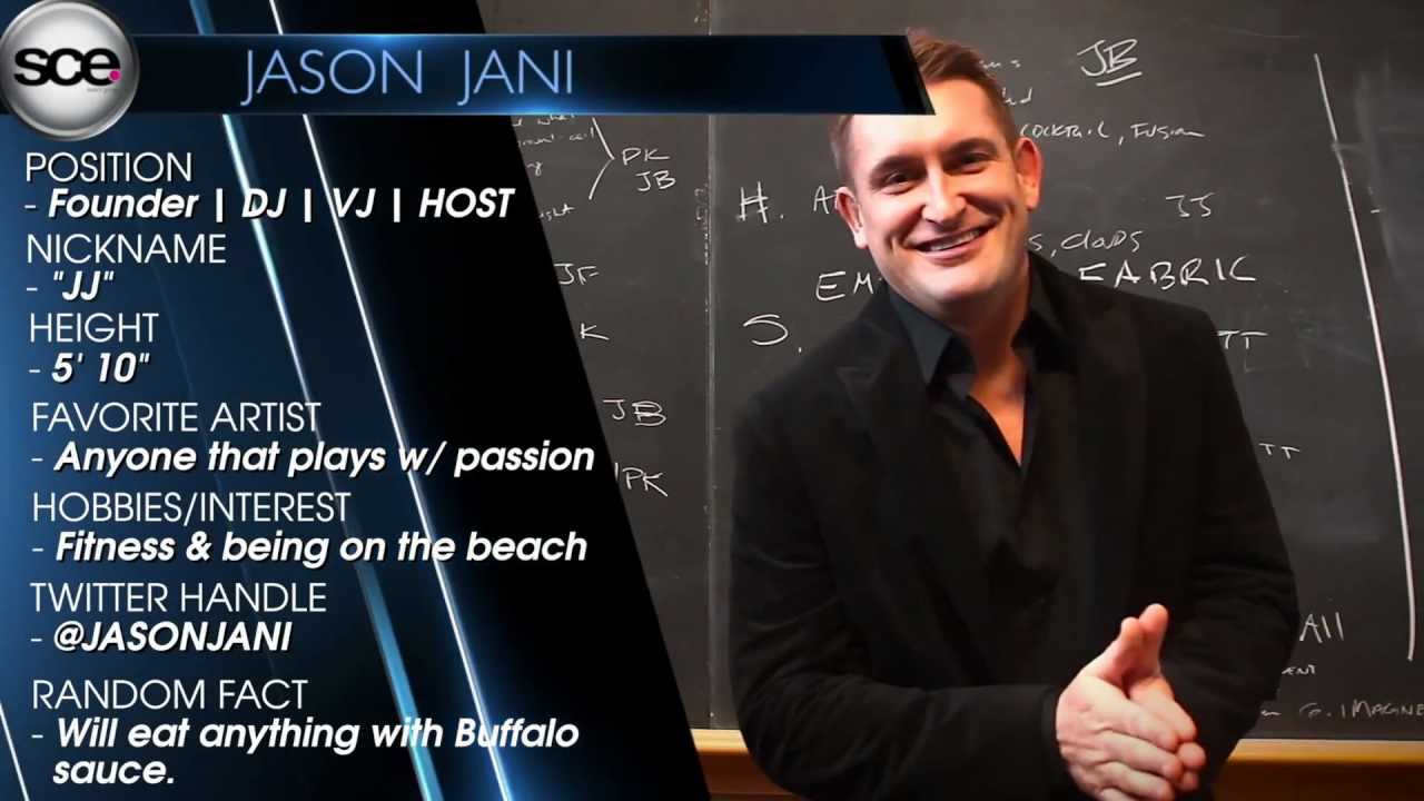 SCE Event Group - JASON JANI - BIO - YouTube