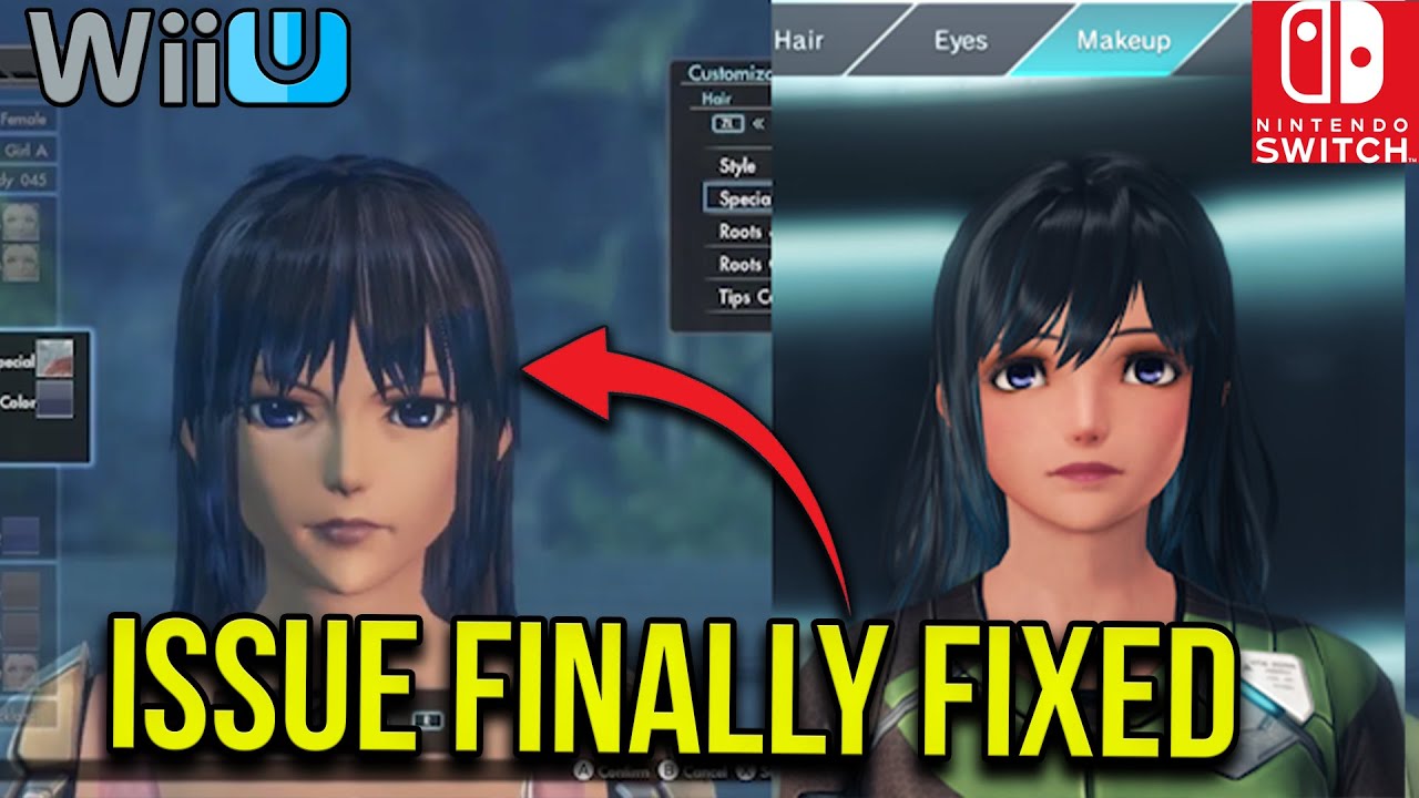 EVERY Change In The Character Customizer | Xenoblade X DE Comparison ...