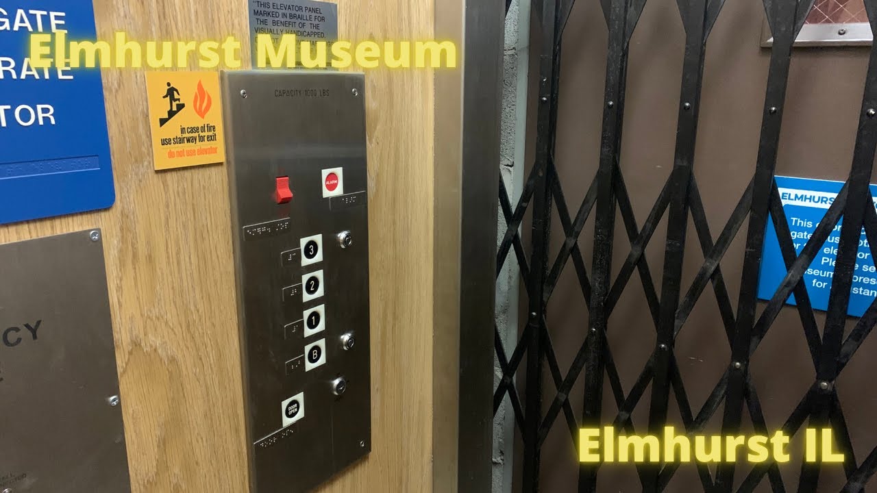 Retake - Long Hydraulic Gated elevator at Elmhurst History Museum in ...