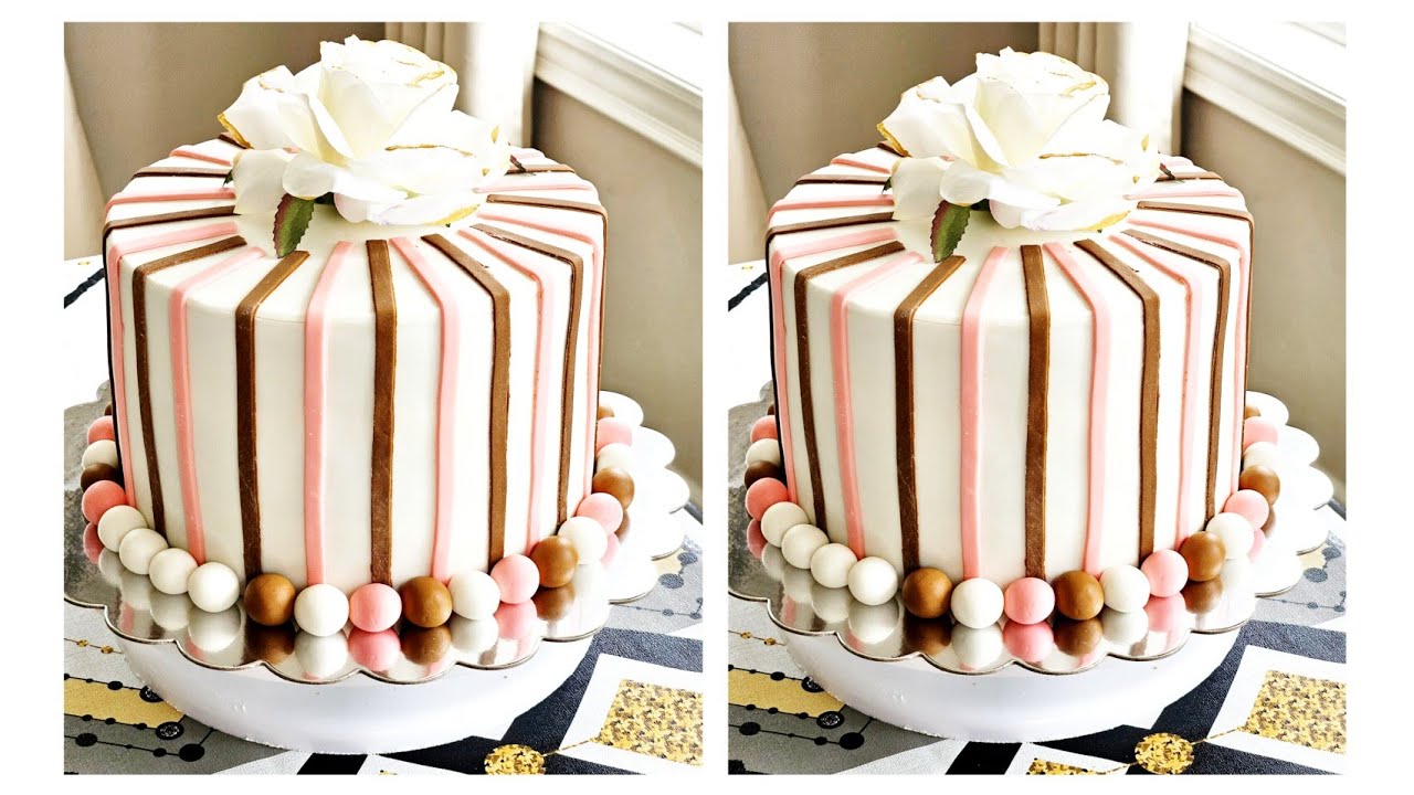 Learn how To Panel A Fondant Cake With These Easy Steps. Watch till the ...