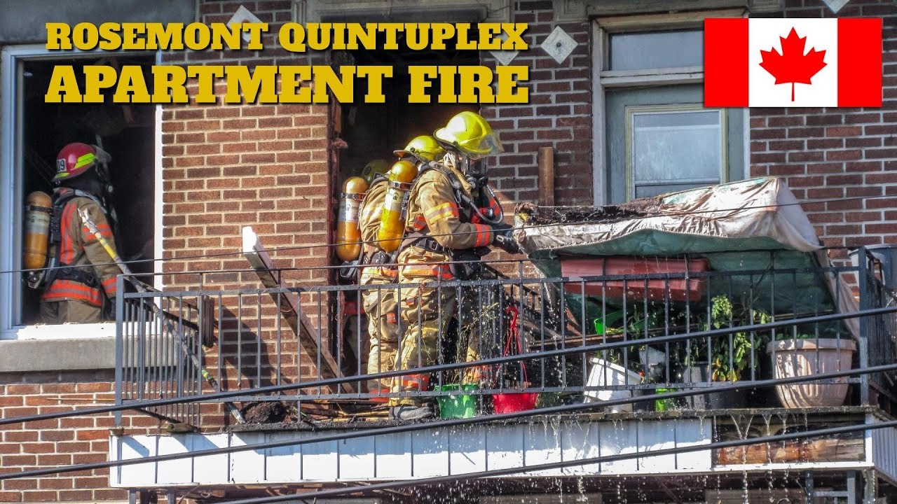 Montréal | Montréal Firefighters Make Quick Work of 1st Alarm Structure ...