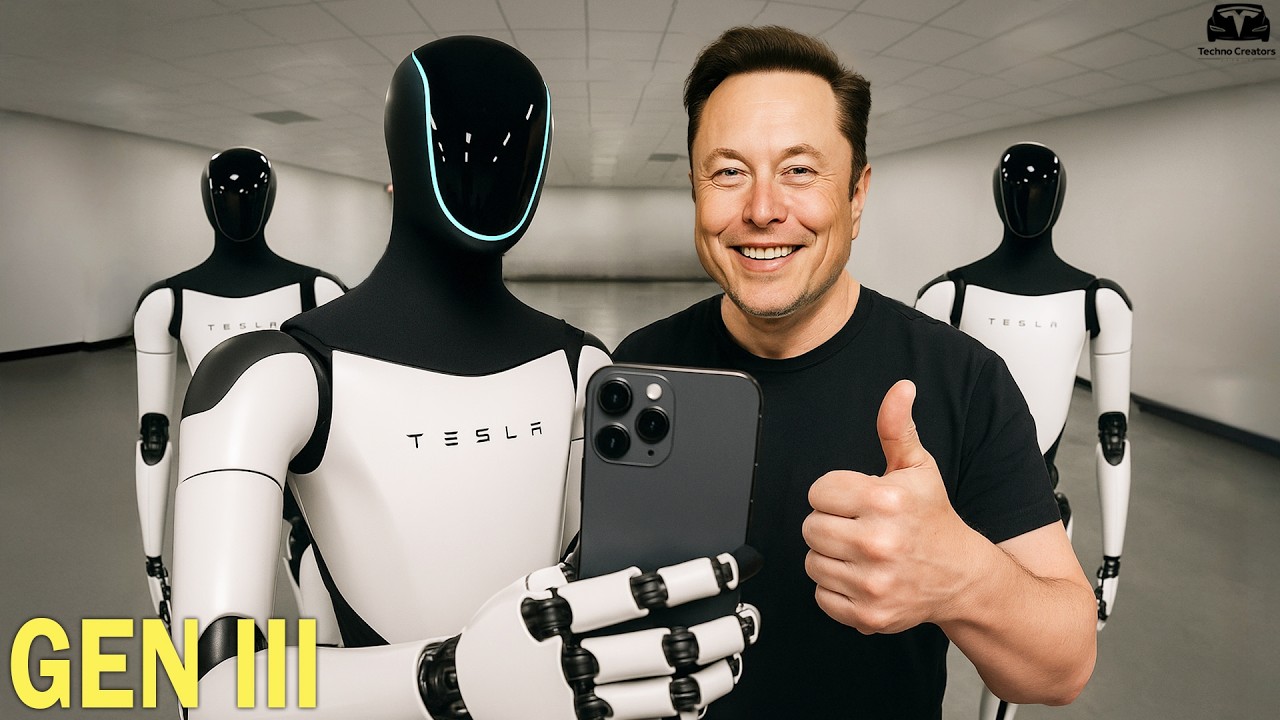Big Update! Elon Musk ANNOUNCES Tesla Bot Gen V3 Smart Features ...