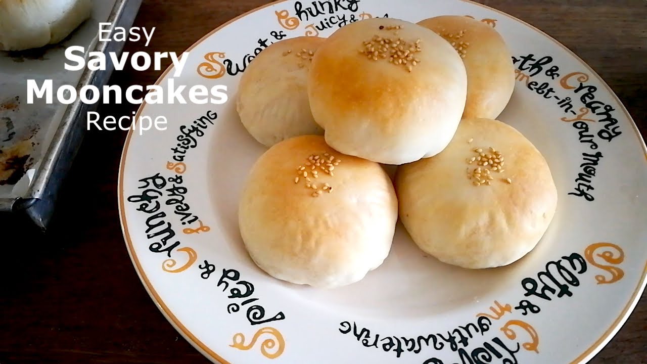 I took the challenge to make [Shanghai Savory Mooncakes] 🥮 Layered ...