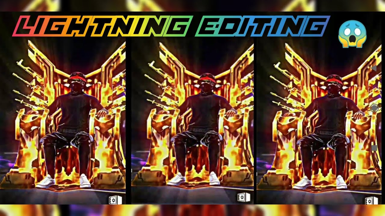 LIGHTNING EDITING 😱 || Free Fire Montage||Free fire Status| - YouTube