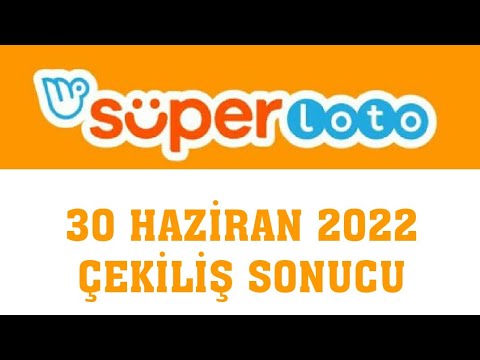 Süper Loto Çekiliş Sonuçları 30 Haziran 2022