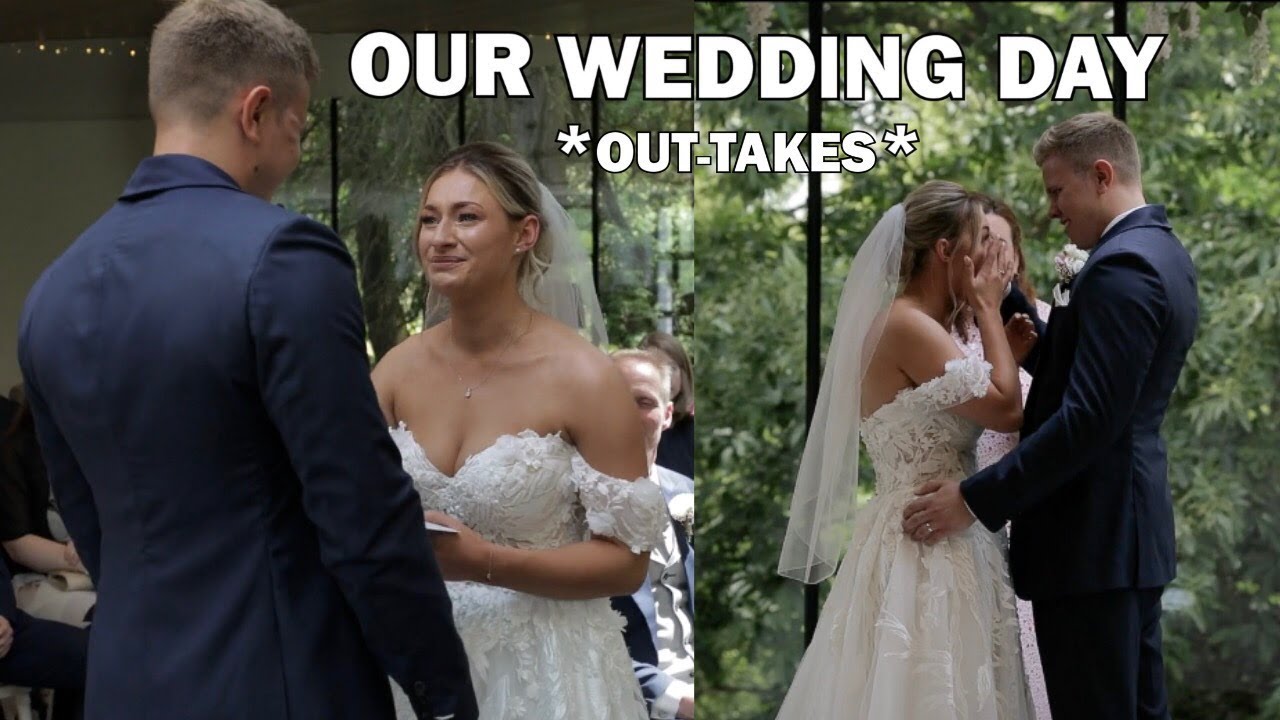 OUR WEDDING DAY OUT-TAKES *unseen footage* - YouTube