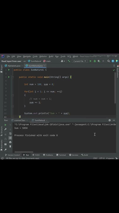 sum of natural number in java #coding #java #javacode #shortcode #shorts #shortfeed - YouTube