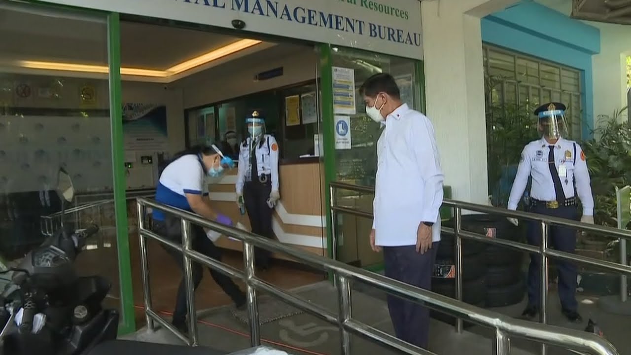 DENR central office sa QC naka-lockdown - YouTube