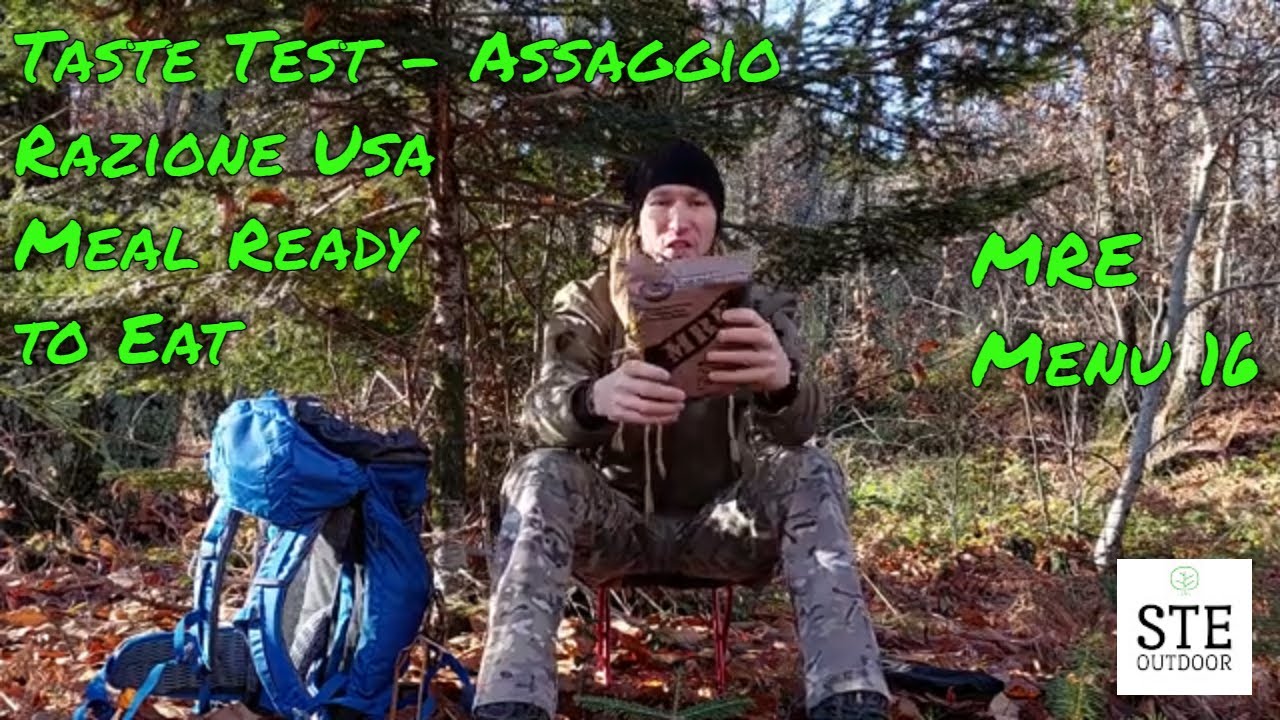 "Taste Test" - Assaggio - Razione Usa - MRE Meal Ready to Eat - Menu 16 ...