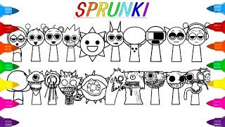 Incredibox Sprunki Coloring Pages New How To Color All Sprunki Phase 6 ...