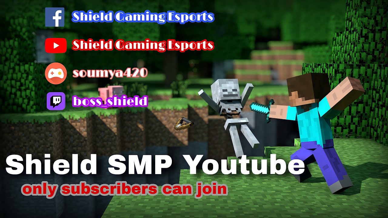 Minecraft Shield SMP 1.16.40 | Day#1 - YouTube
