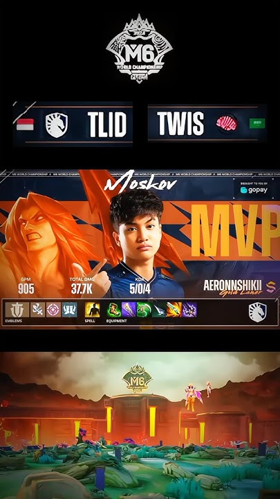 M6 world championship tim liquid ID memberi paham di panggung M6 2-0 kembali diraih #m6 #tlid # ...