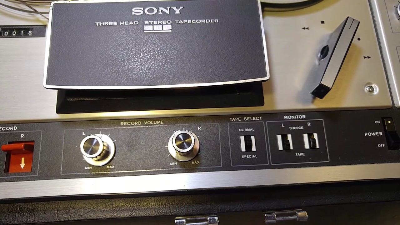 Vintage Sony TC-570 Reel to Reel Tape Player/ Recorder Demo - YouTube
