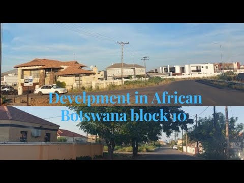 Africa, Botswana Gaborone, block 10 - YouTube