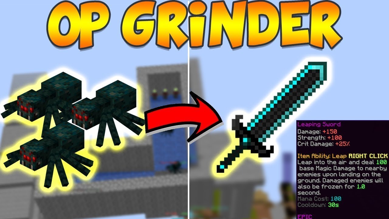 How To Get Leaping Sword In Under 2 Weeks! Hypixel Skyblock - YouTube